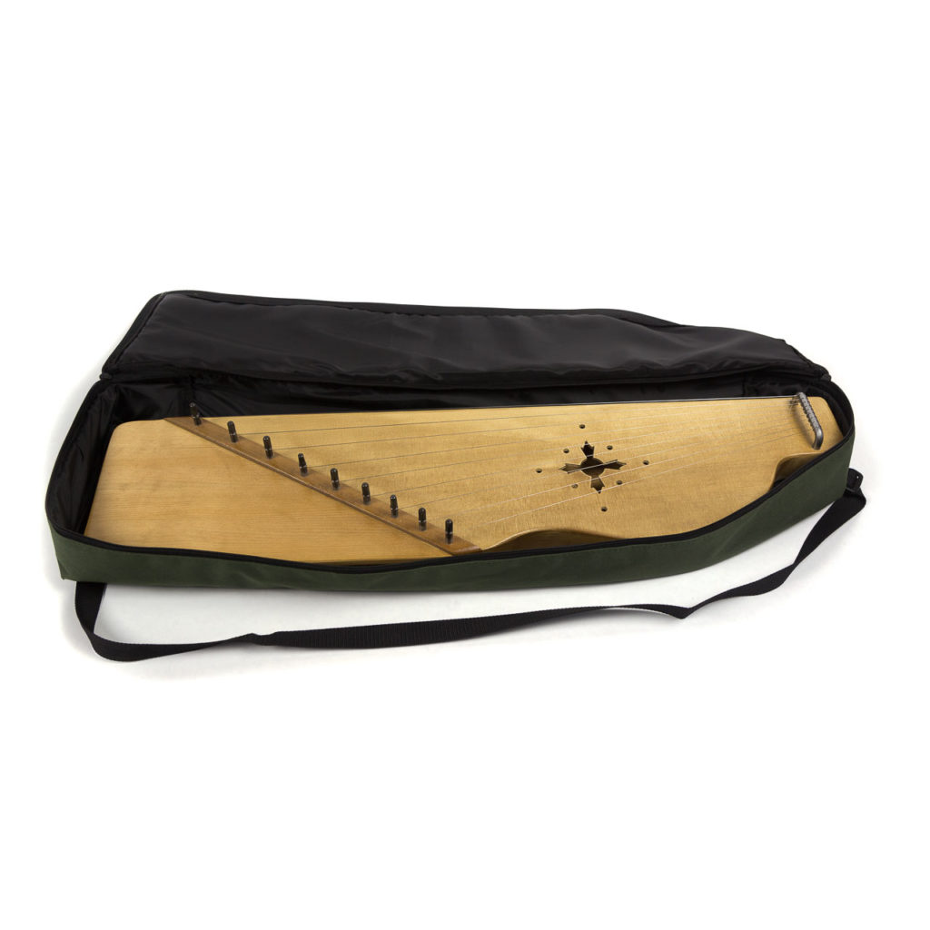 Soft case for psaltery; carrying bag for psaltery; case for Kantele.